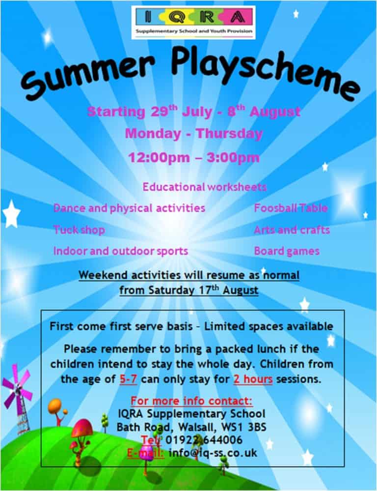 Summer Playscheme
